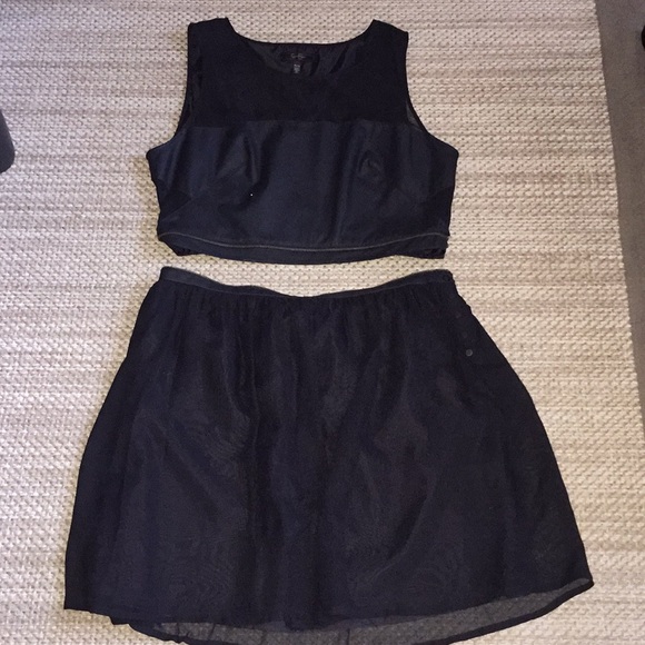 Jessica Simpson | Dresses | 3 In Jessica Simpson Black Sheer Leather ...